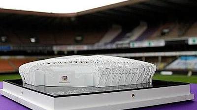 Anderlecht dévoile son nouveau stade - Le Soir