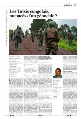 Les Tutsis congolais, menacés d’un génocide ? - Le Soir